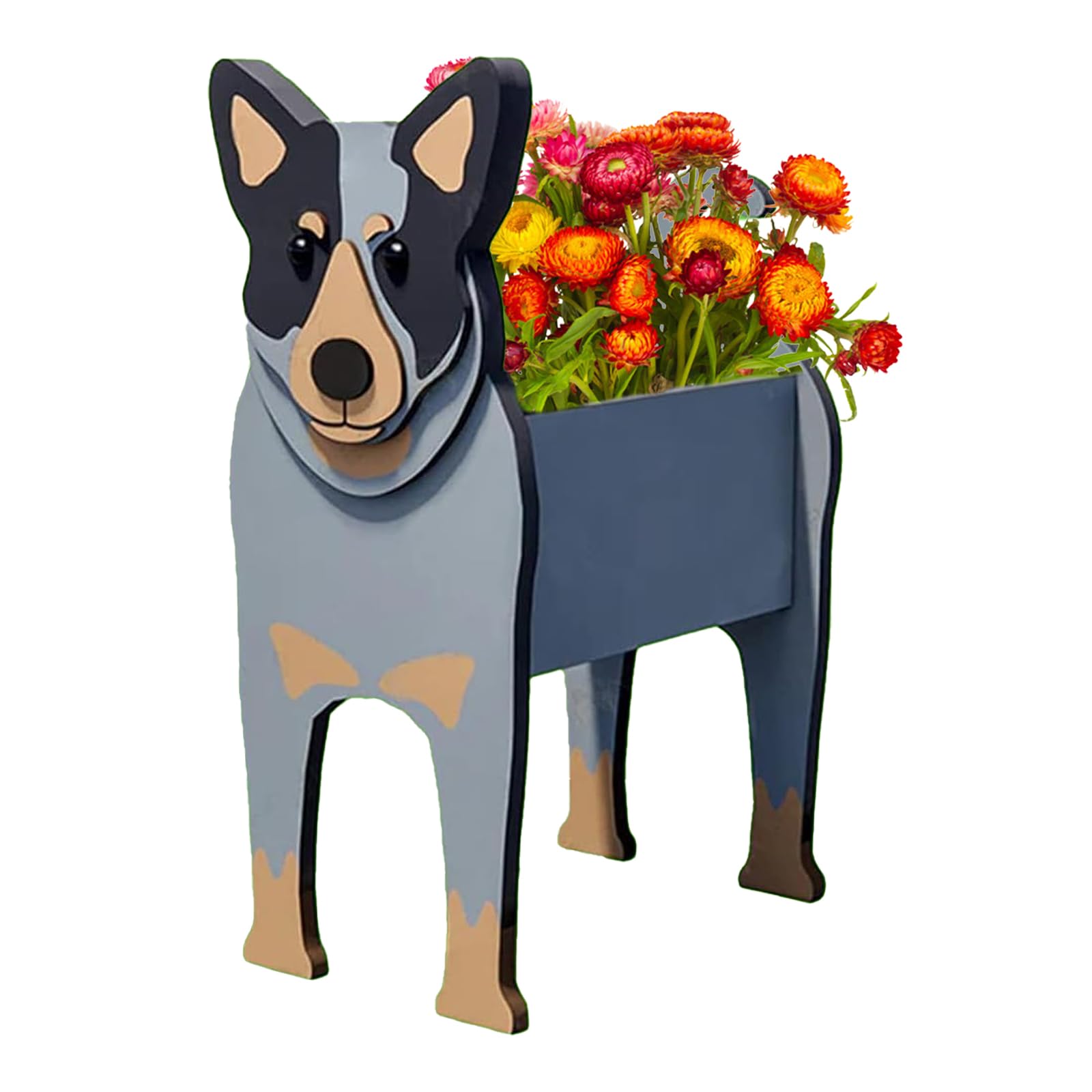 Amazon.com : Dog Planter Plant Pots,Cute PVC Herb Garden Dog Flower ...