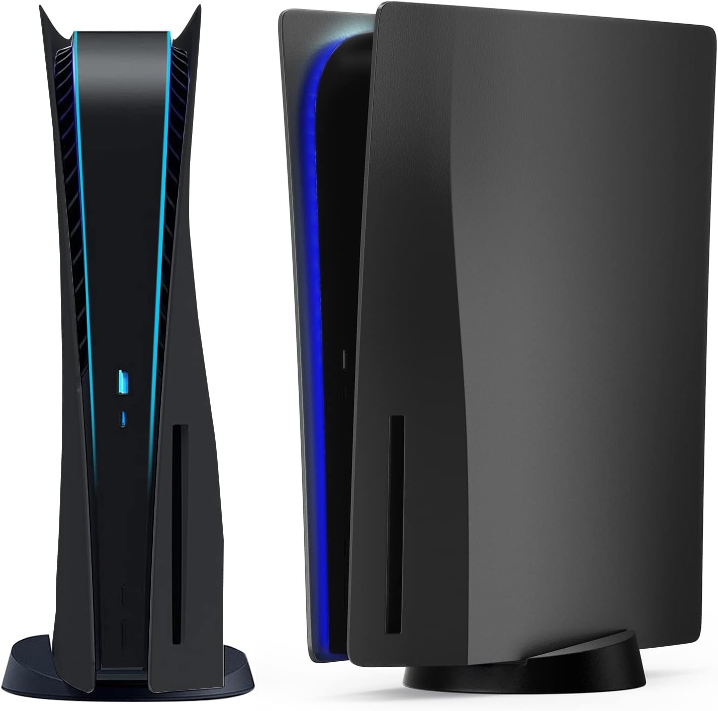 ElitePlay Black Faceplates Cover for PS5 Case Replacement Plate Shell ...