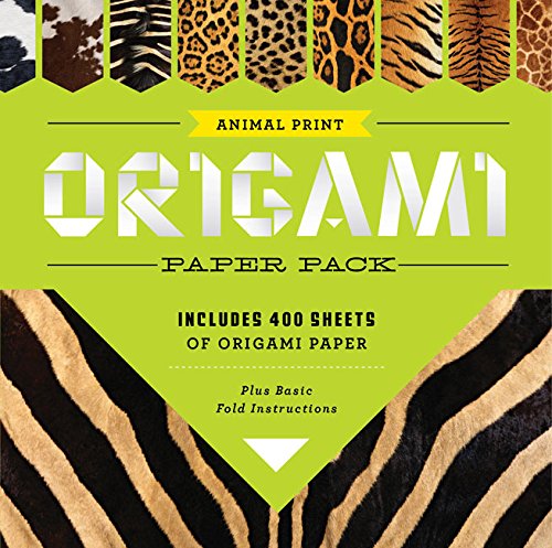Animal Print Origami Paper Pack: Includes More Than 400 Sheets of ...