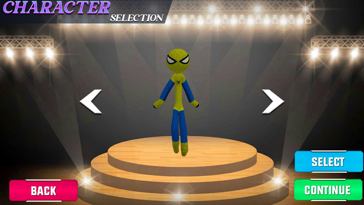 Stick Spider Hero Rope Flying Fight Crime City: Stickman Auto Town ...