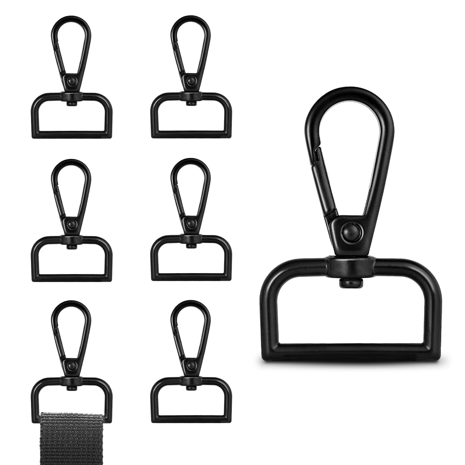 Amazon.com: 1 Inch Metal Swivel Snap Hooks, 6 Pack Lobster Claw Clasps ...