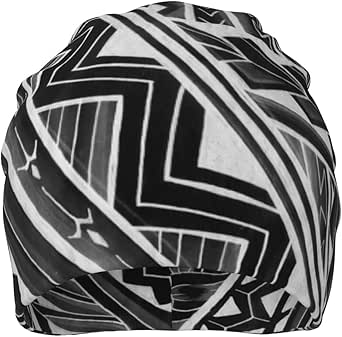 MECKOZ Polynesian Tribal Tongan Samoan Islander Beanie Hat Unisex-Adult ...
