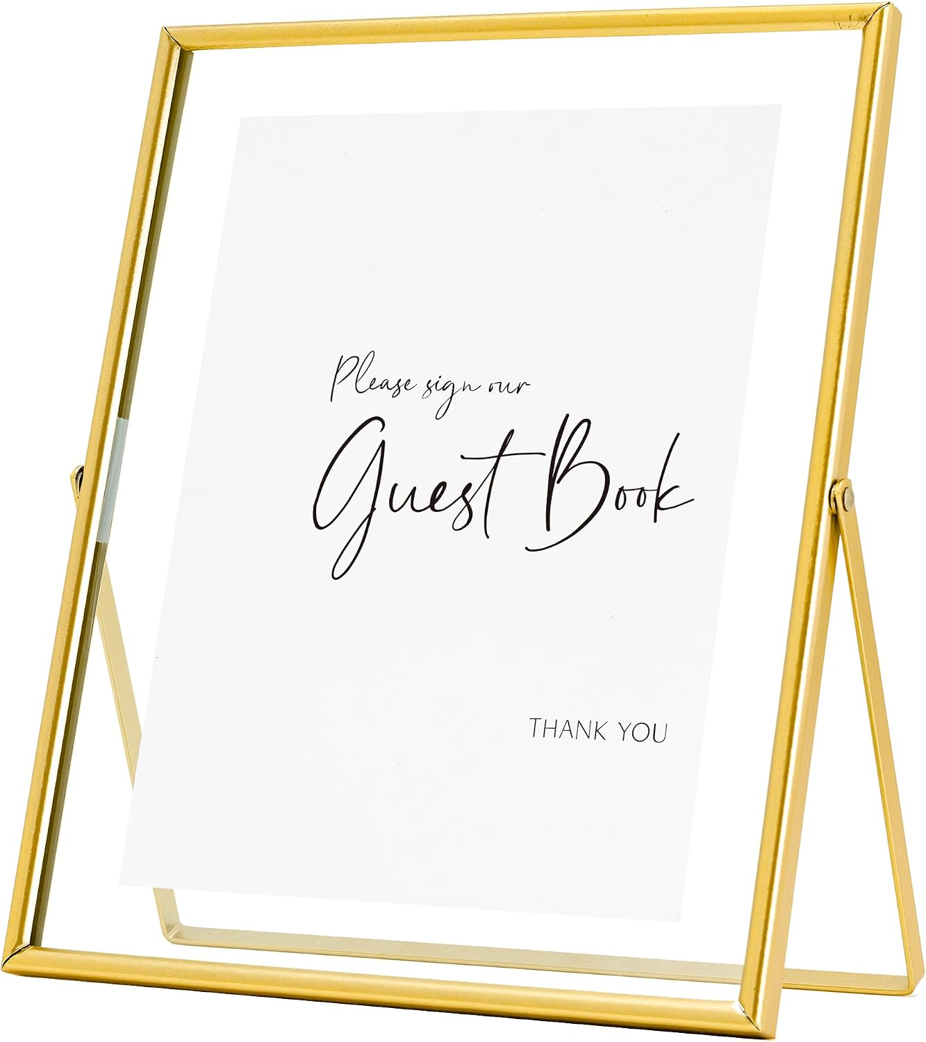 Amazon.com - Calculs Gold Floating Picture Frame Party Entry Registry ...