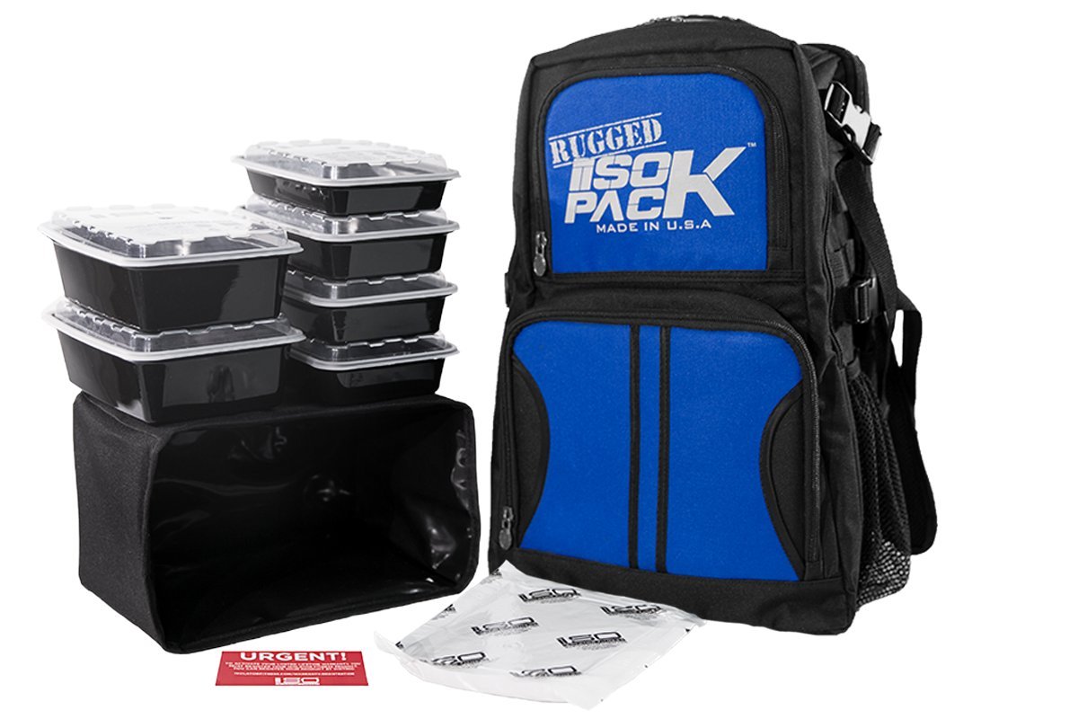 Buy Meal Prep Backpack RUGGED ISOPACK 4 Meal Insulated Lunch Pack ...