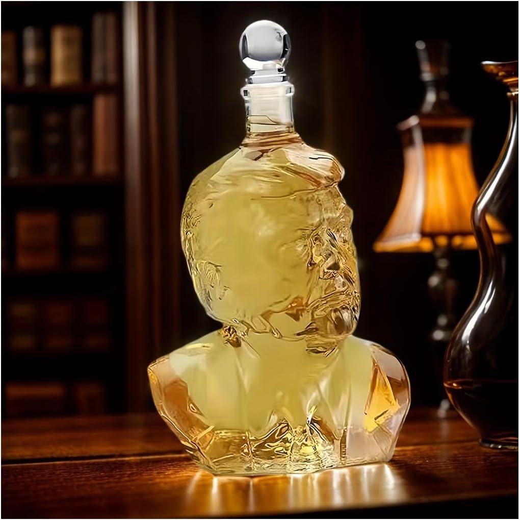 Amazon.com | Donald Trump Decanter- Detailed Liqour Bottle with Stopper ...