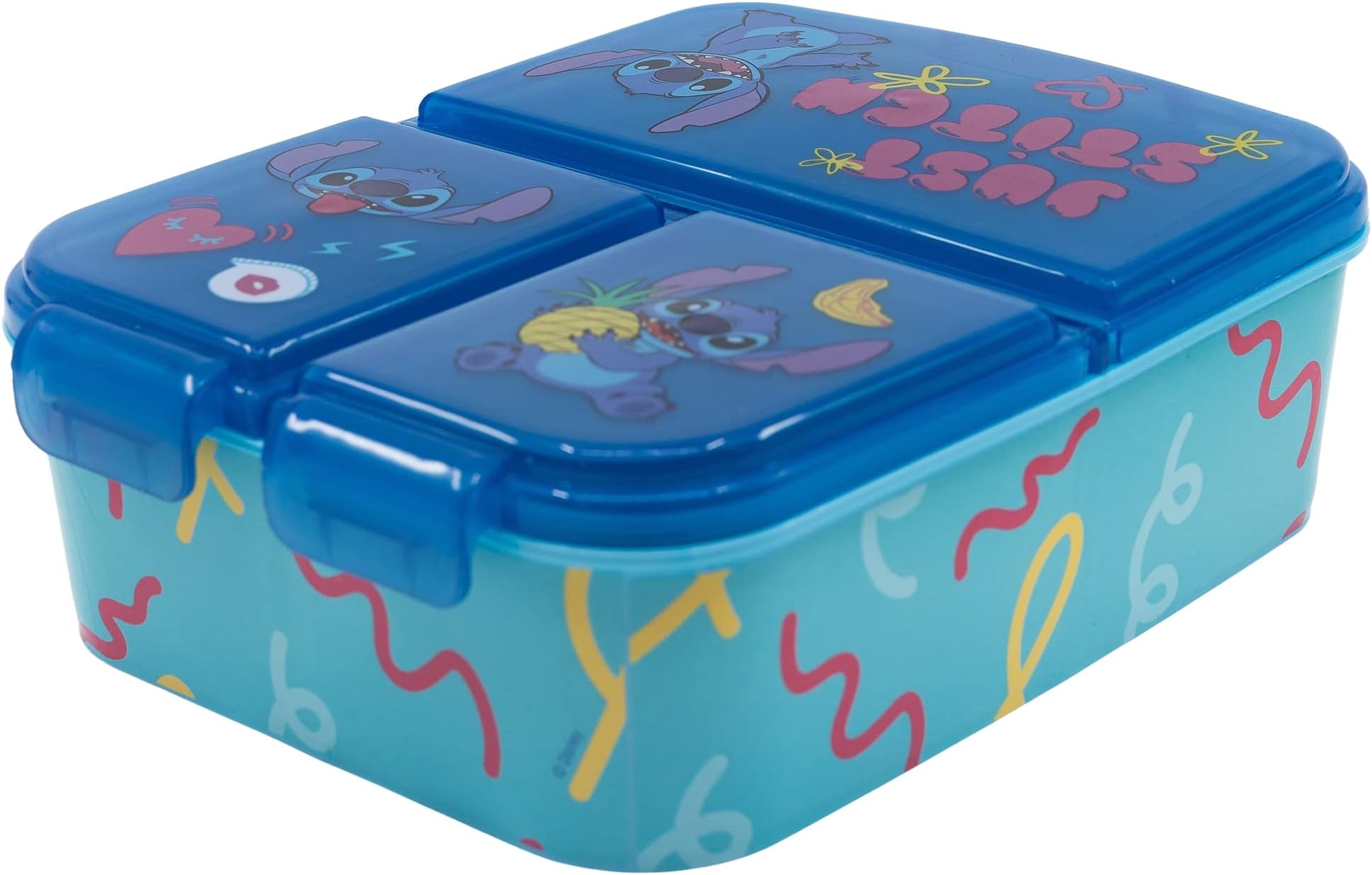 Stor Bluey Kids Childrens Multi Compartment Rectangular School Travel ...