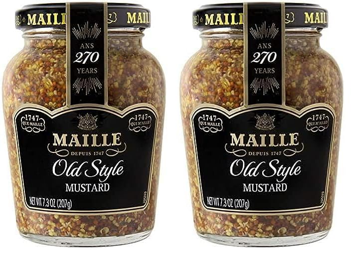 Amazon.com : Maille Mustard, Old Style, 7.3 oz (Pack of 2) : Everything Else