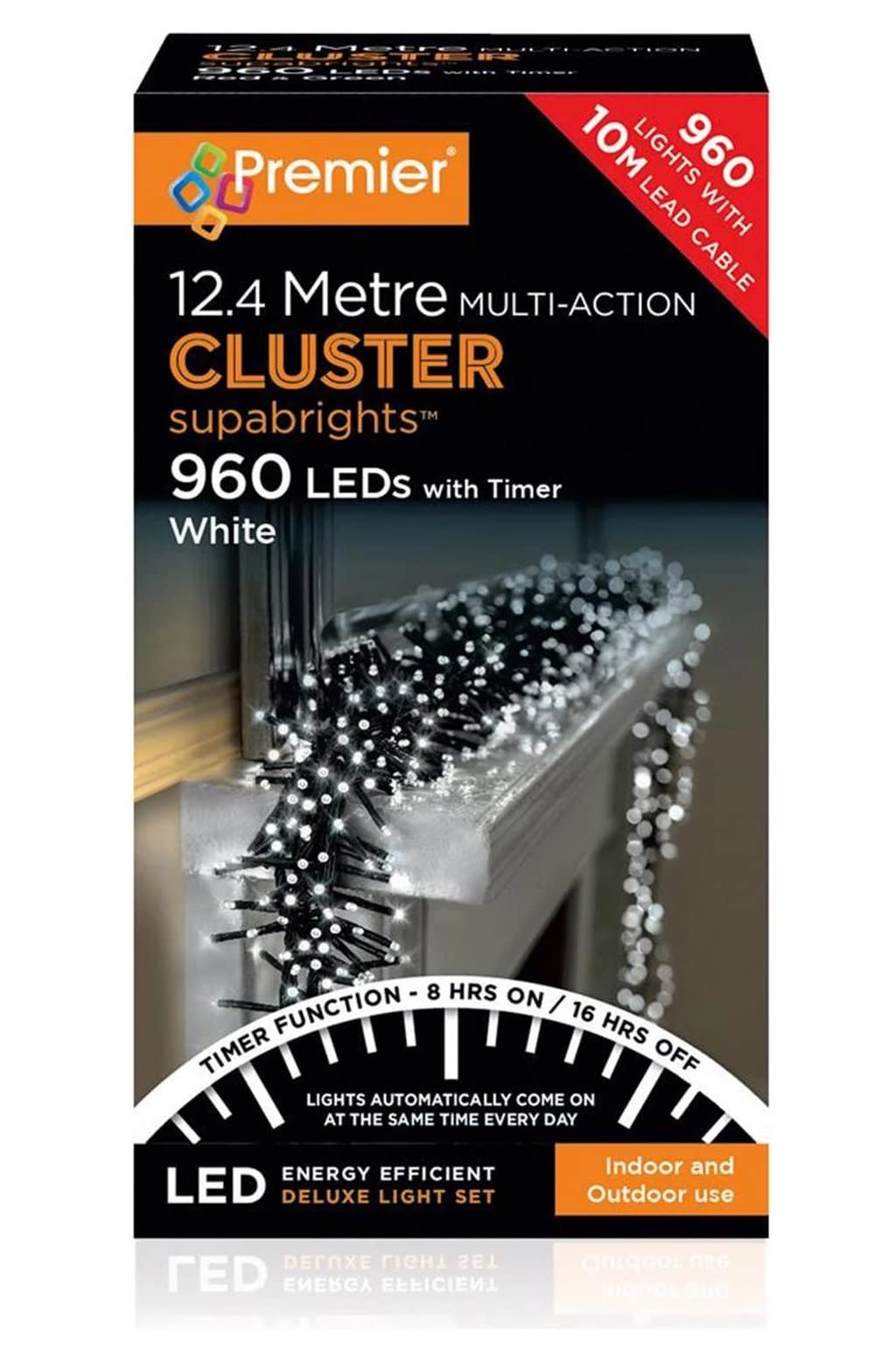 Premier Decorations Premier Decorations-960 Multi Action Cluster LED ...