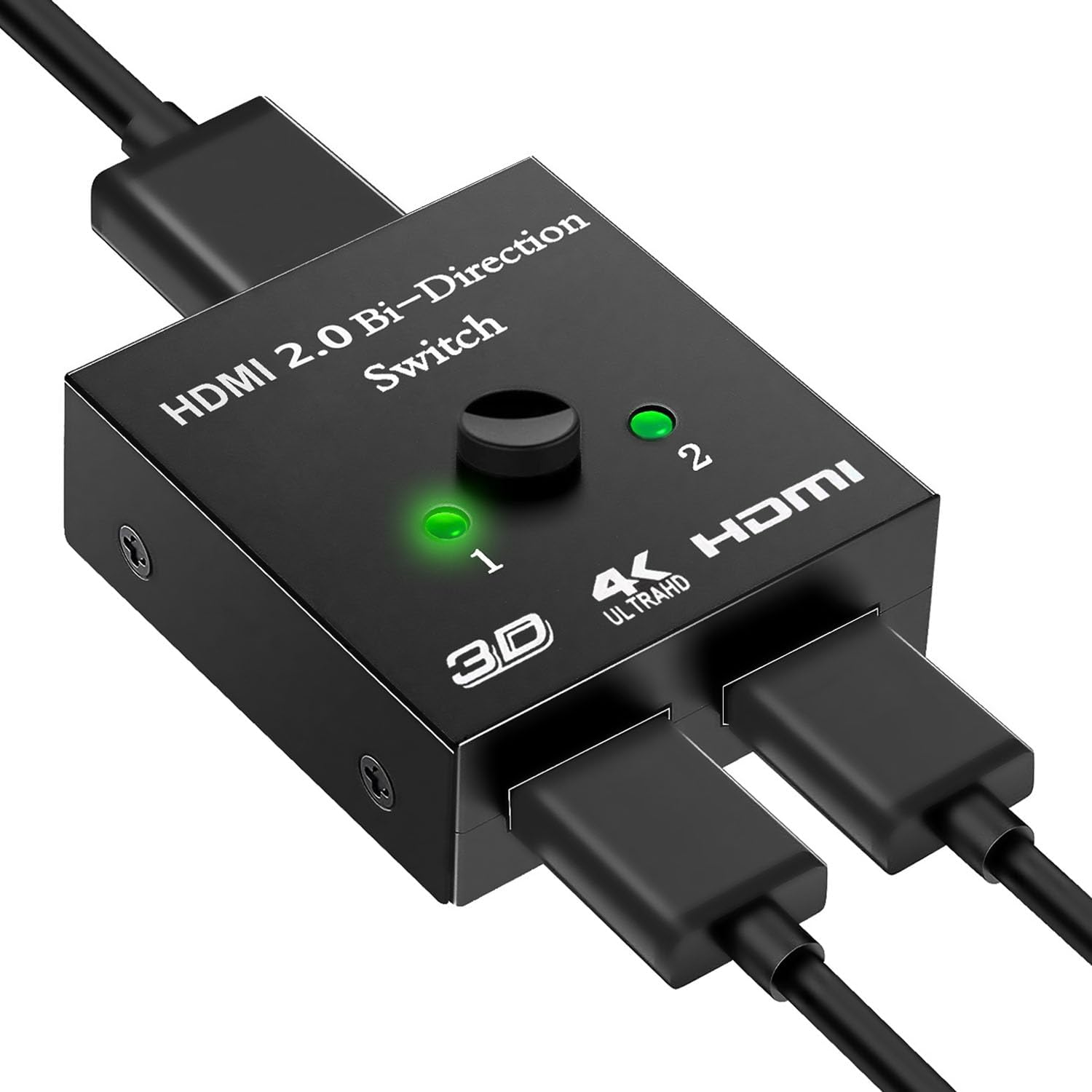 Amazon.com: HDMI Switch 4K 60Hz, MVBOONE HDMI Splitter 2 in 1 Out ...