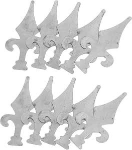 Amazon.com : ifundom 10pcs Galvanized Iron Ornamental Fence Toppers ...