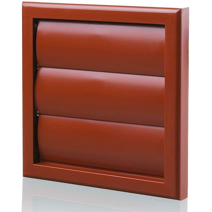 Buy Blauberg Terracotta Gravity Grille 100 mm - 4 inch External Ducting ...