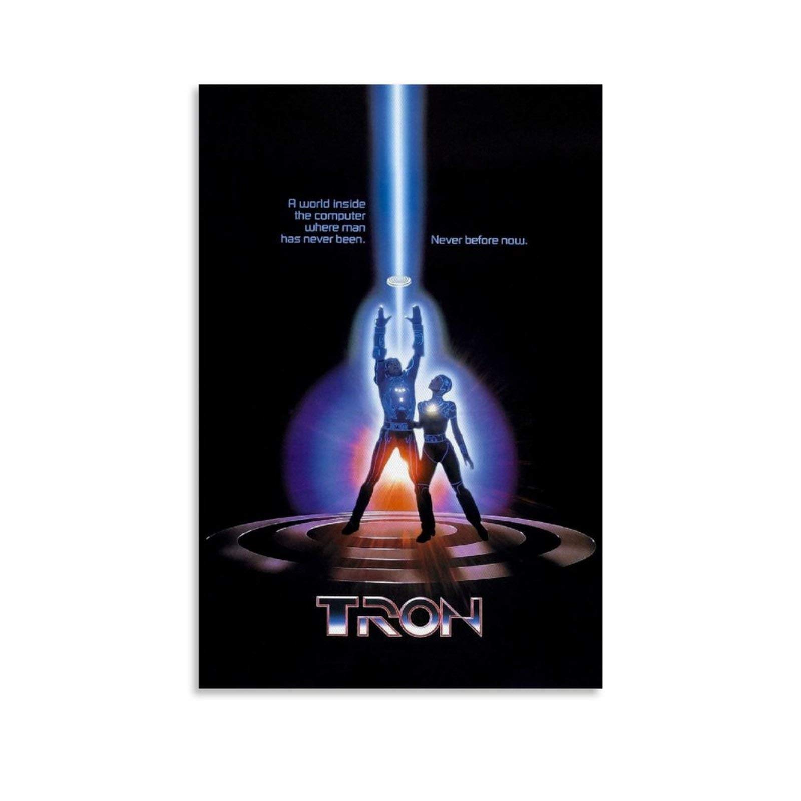 Afiche De Tron 1982 Tron UK Quad Film Poster Jeff Bridges 1