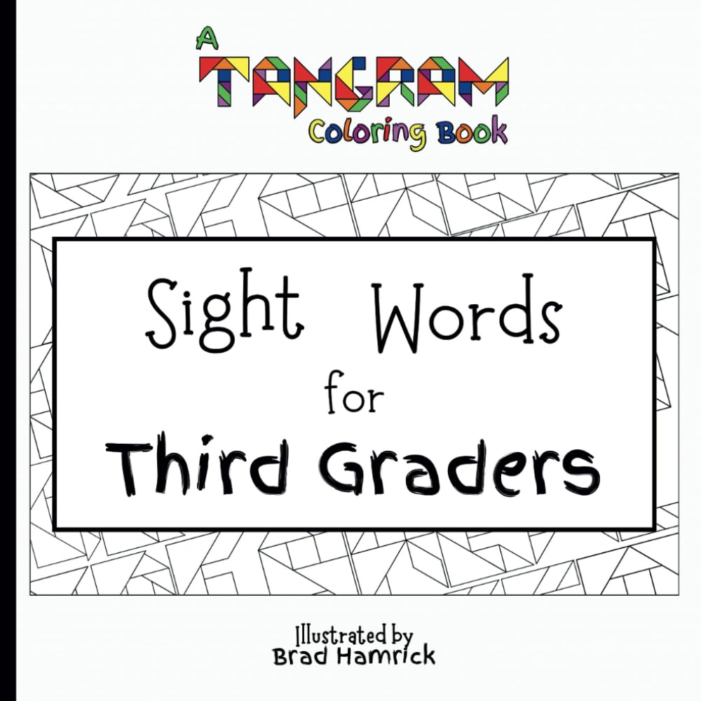 Sight Words For Third Graders A Tangram Coloring Book Sight ...