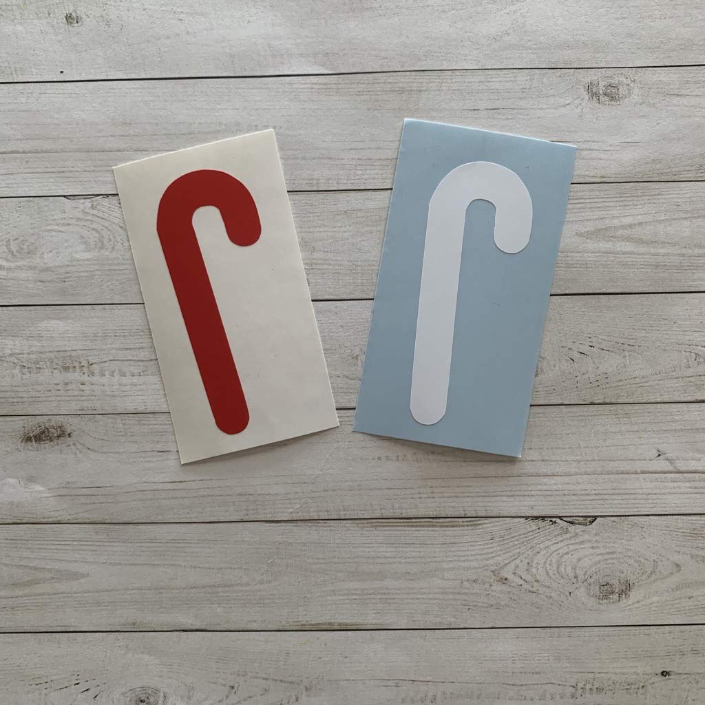Amazon.com: Candy Cane Decal, Candy Cane Vinyl Decal, Candy Cane ...