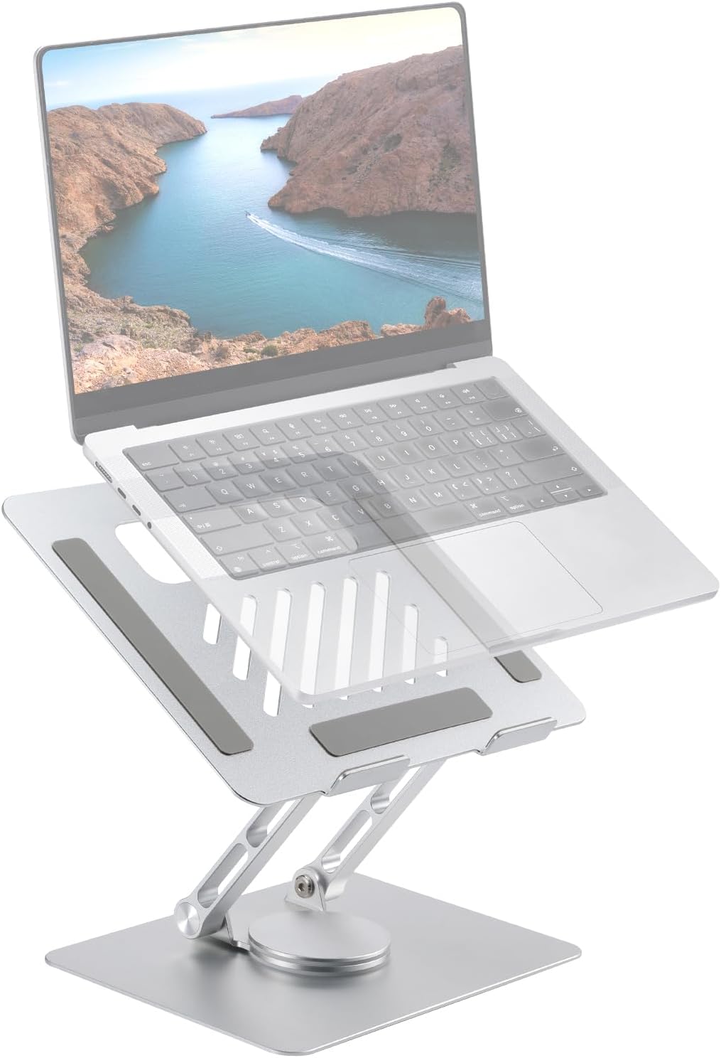 Amazon.com: OTREST Rotating Laptop Stand for Desk Aluminum Alloy ...