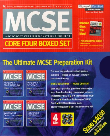 MCSE Certification Press Core Four Boxed Set: 9780078825682: Computer ...