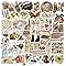 Amazon.com: Icicrim 66PCS Aesthetic Silvery Stickers Y2K Stickers for Teens Adults Vinyl ...