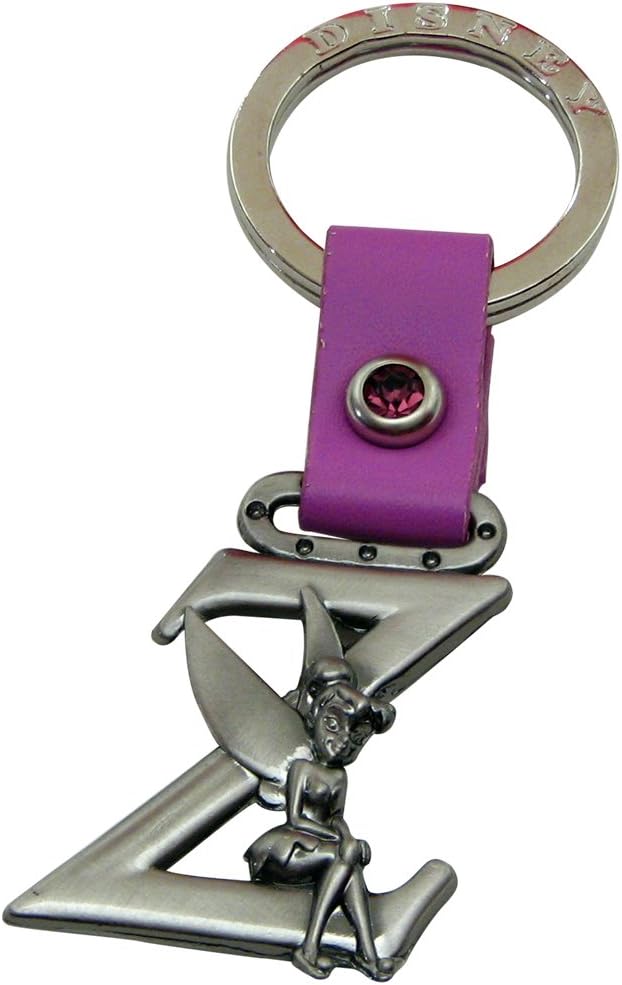 Amazon.com: Tinker Bell Letter A Pewter Key Chain : Clothing, Shoes ...