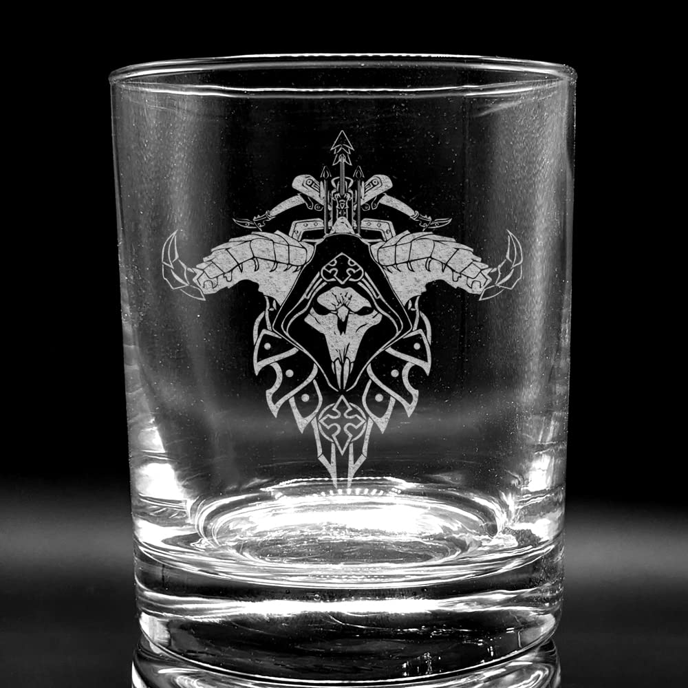 Snapklik.com : DEMON HUNTER WARCRAFT EMBLEM Engraved Whiskey Rocks ...