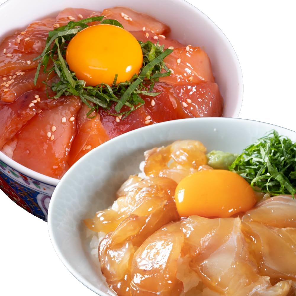 Amazon.co.jp: 「真鯛の漬け丼の素」1食80g×5P＋「マグロの漬け丼の素」1食80g×5P《迷子の真鯛を食べて応援 養殖生産業者応援プロジェクト》 : 食品・飲料・お酒