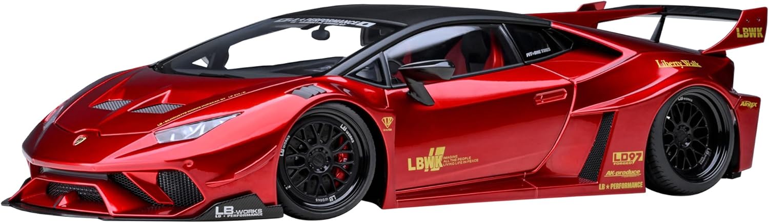 Amazon.com: Lambo Huracan GT LB-Silhouette Works Hyper Red Metallic ...