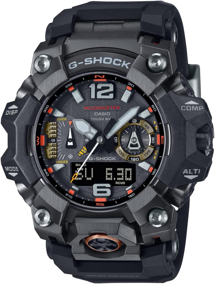 Casio G-Shock Mudmaster Shock-Resistant Altimeter Barometer Watch GWG ...