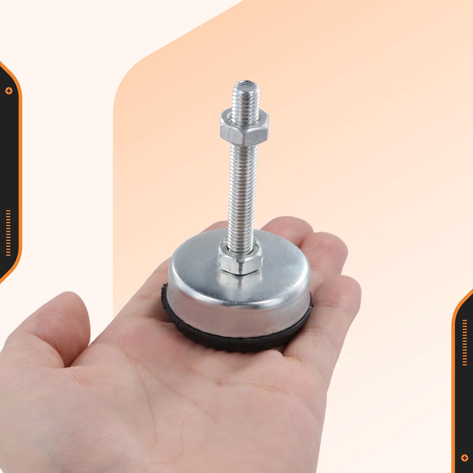 Snapklik.com : 4 Packs M8 Furniture Leveling Feet, Heavy-Duty Table Leg ...