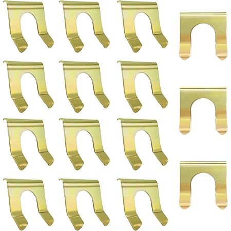 Amazon.com: 15 Pcs Brake Line Clips Brake Line Retainer U Shaped ...