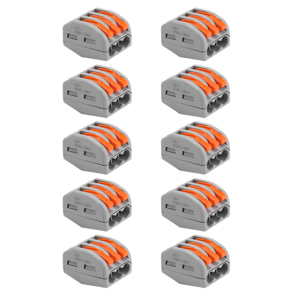 5 Port Lever Wire Splicing Connectors 50PCS 5 Port Lever Wire ...