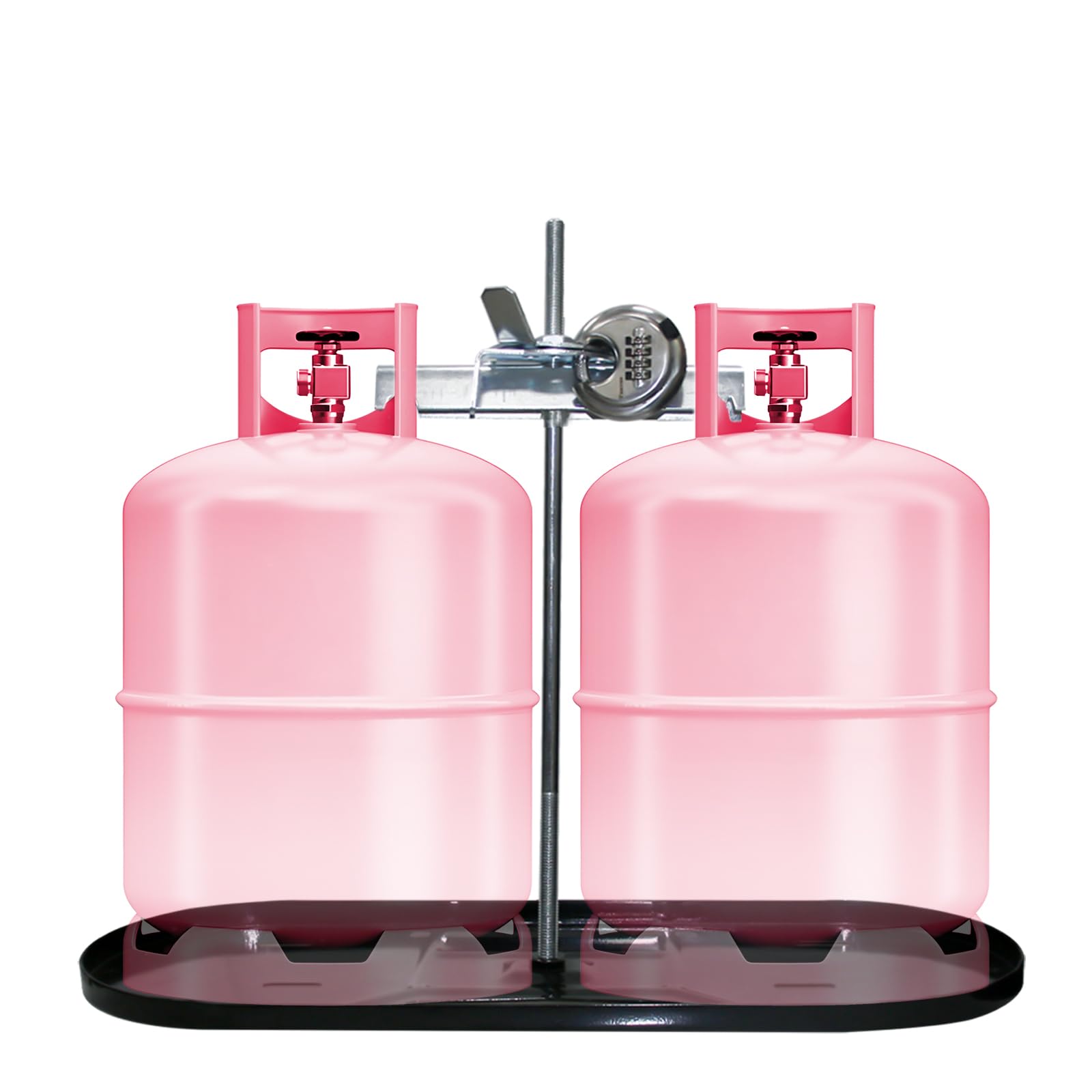 Amazon.com: RVPNR RV Dual Propane Tank Mounting Rack with Locking ...