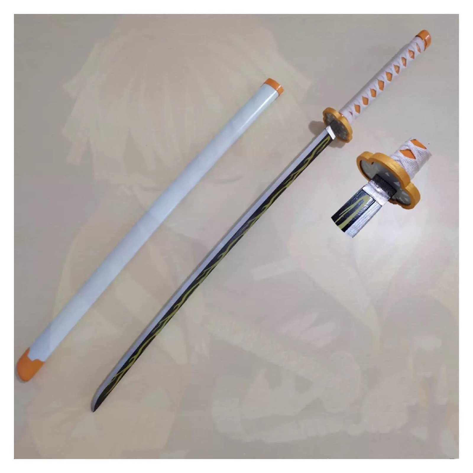 Buy SAKLHDOQ Demon Slayer Cosplay Katanas Blade Weapon Prop Anime Ninja ...