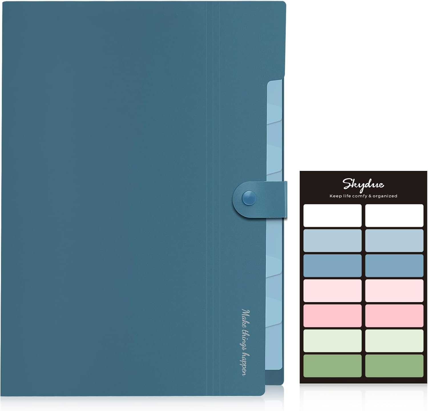 SKYDUE Document Organiser,folders for Paperwork A4, 8 Pockets Expanding ...