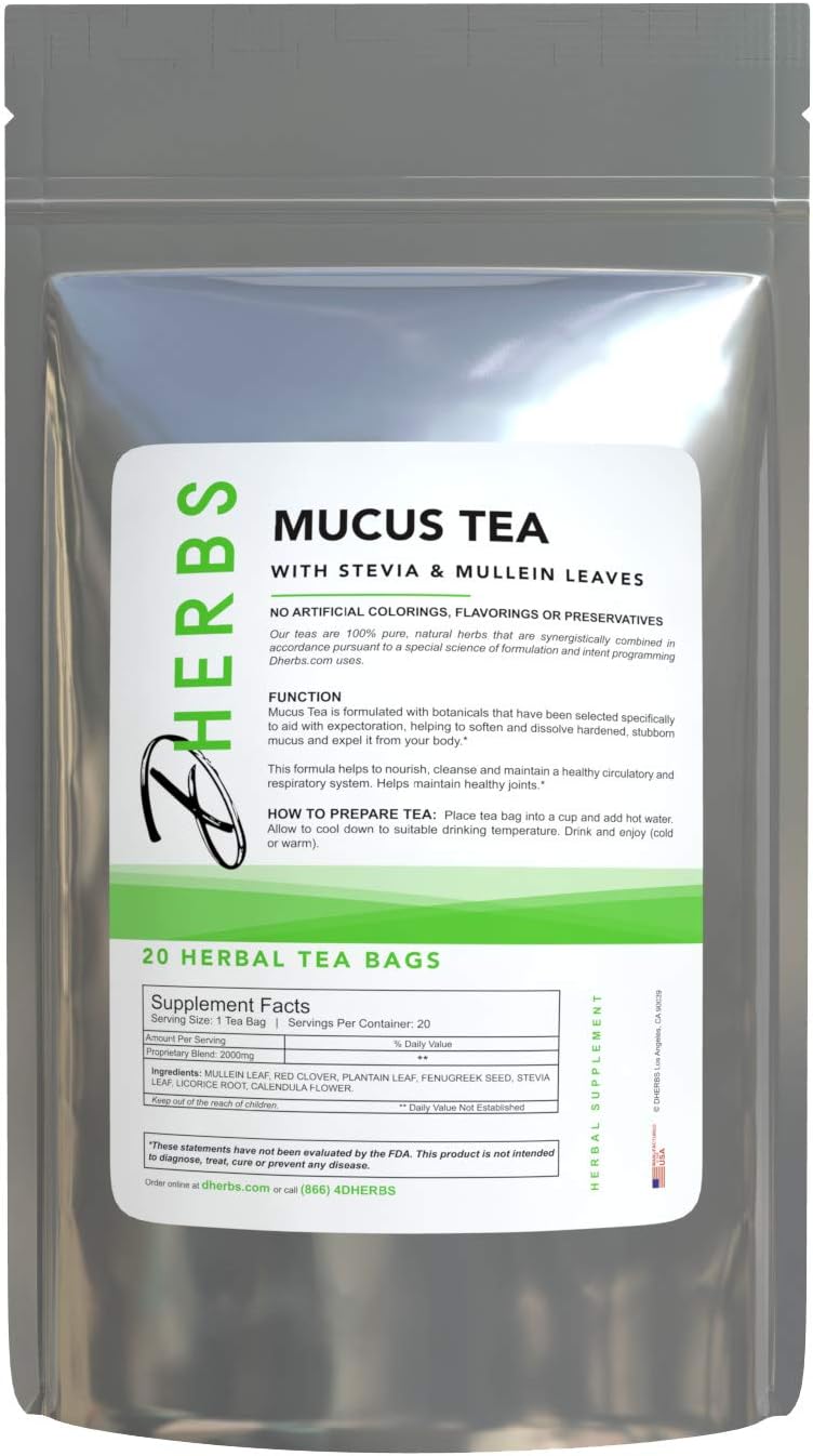 Amazon.com : Dherbs Mucus Tea, 40 Grams : Grocery & Gourmet Food