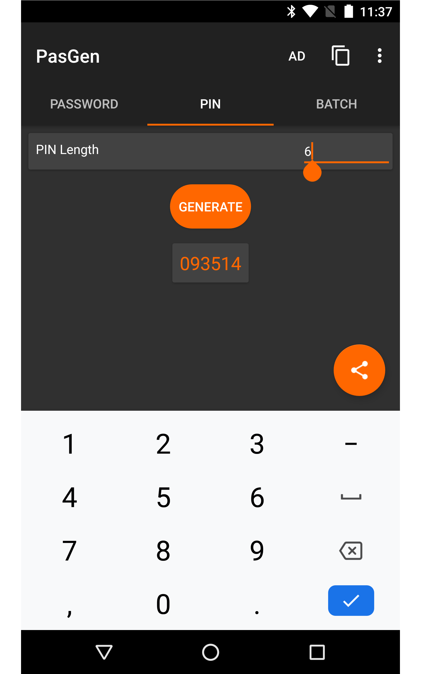 PasGen - Strong Password Generator - App on Amazon Appstore