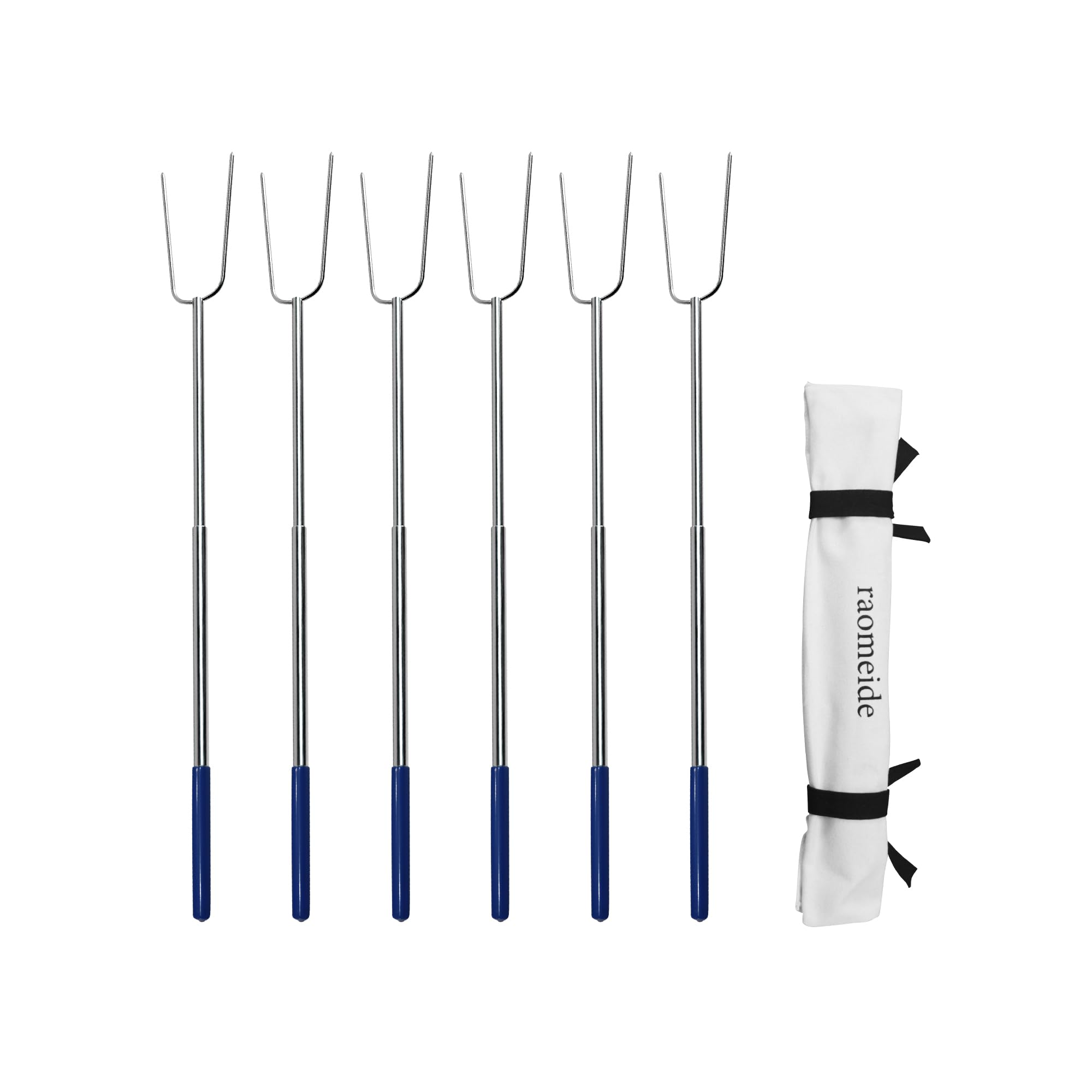 Amazon.com: RAOMEIDE Smores Sticks for Fire Pit Long with Stable Base ...