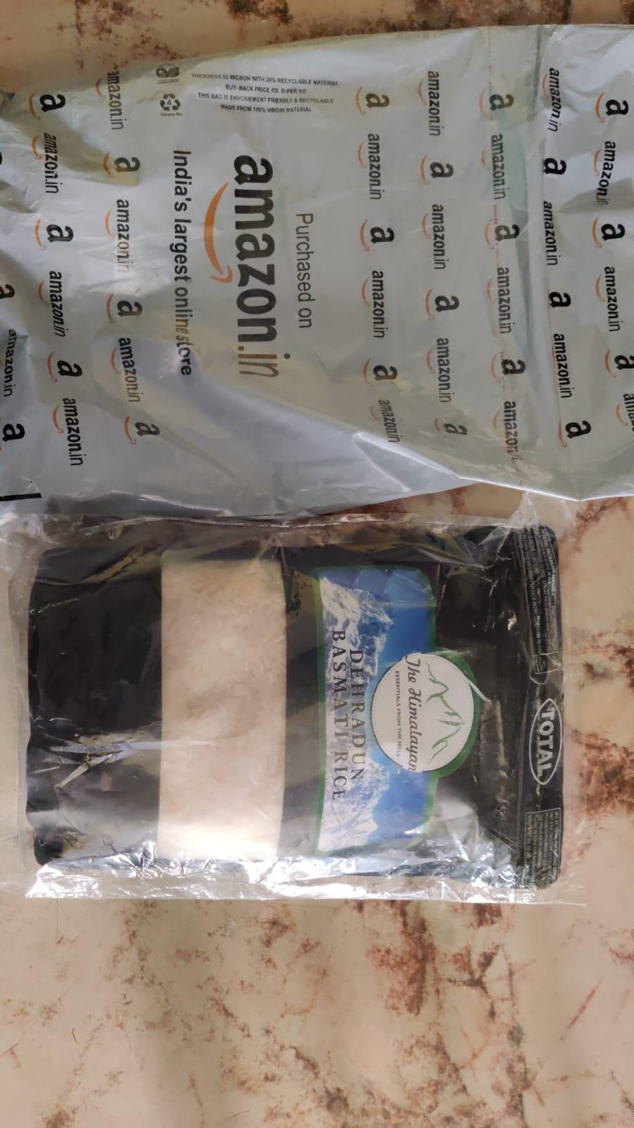 The Himalayan Natural, Authentic Dehradun Basmati Rice - 5 kg : Amazon ...
