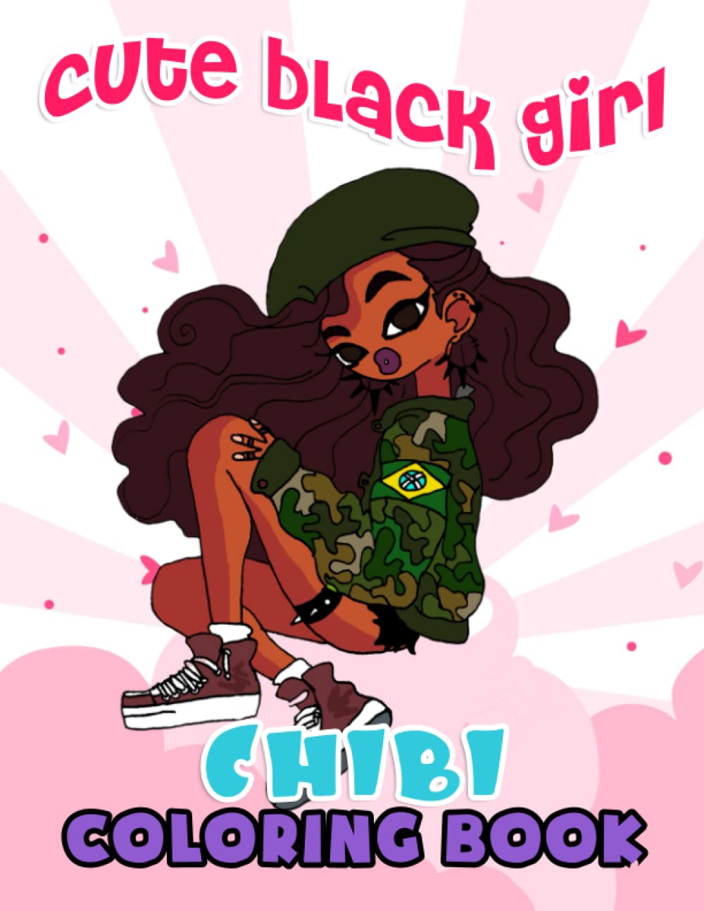 Cute Black Girls Chibi Coloring Book 30 Adorable Drawings And Kawaii ...