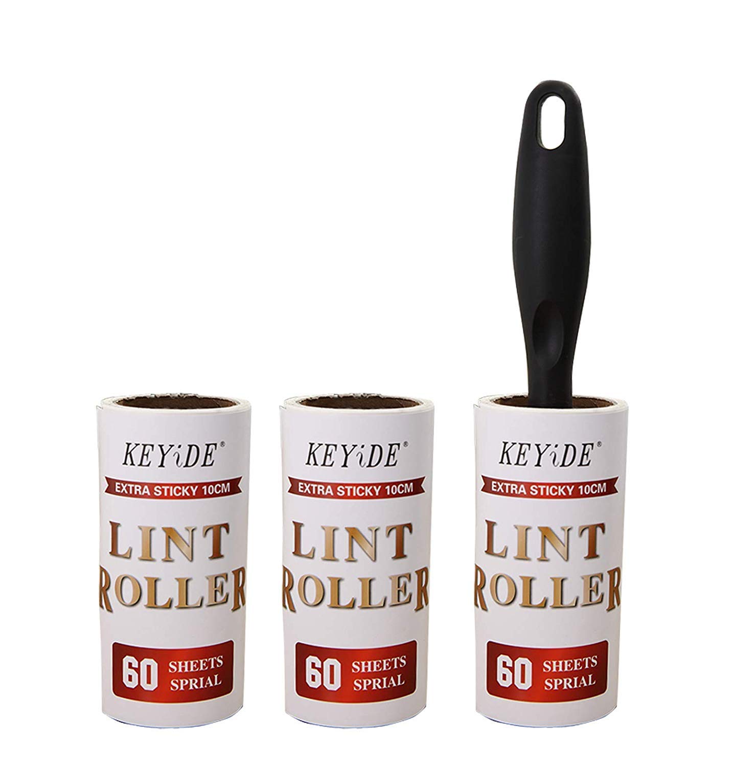 House of Quirk Lint Rollers Brush Reusable Sticky Picker Cleaner Roller ...