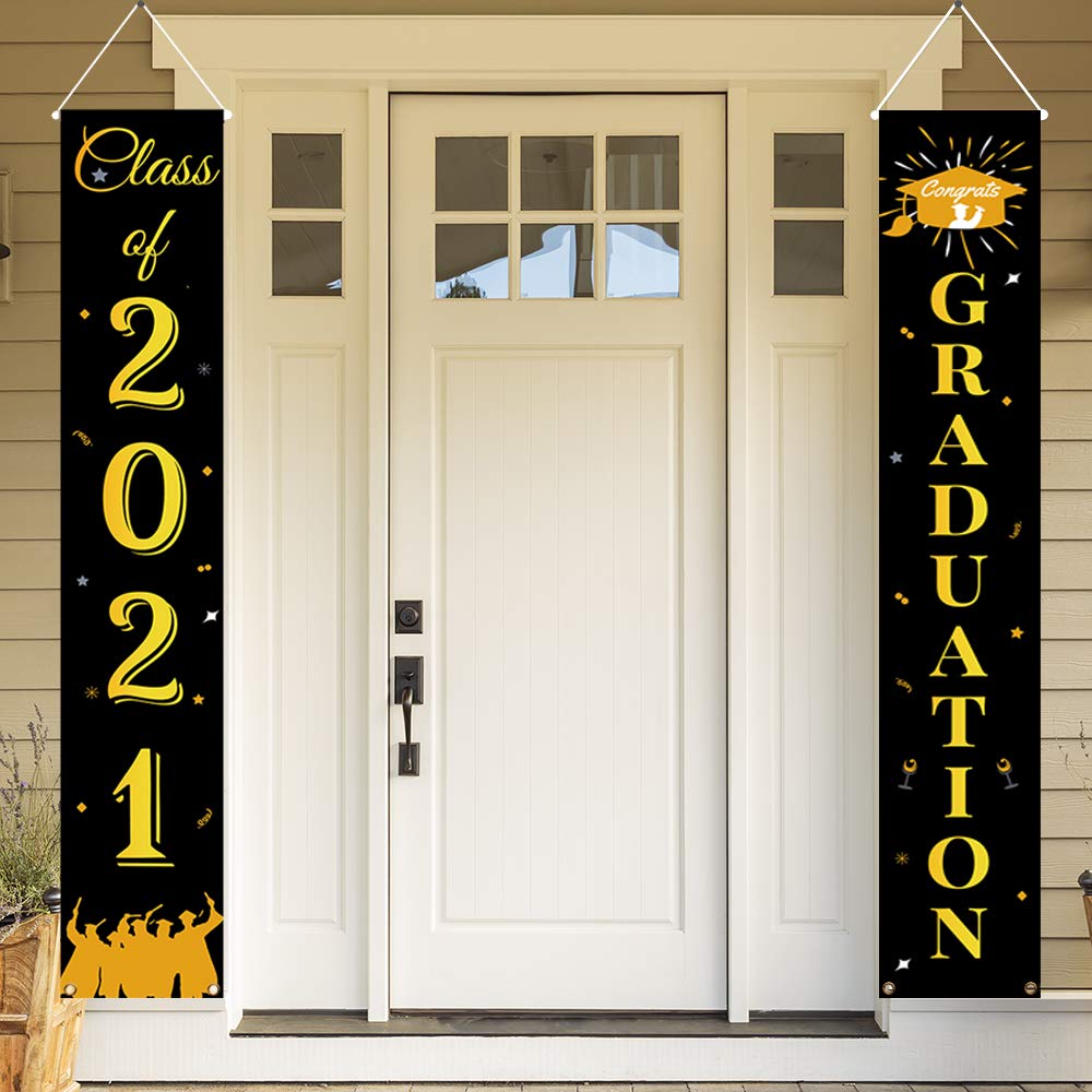Snapklik.com : 2022 Graduation Banners,Hanging Flags Porch Sign - Class ...