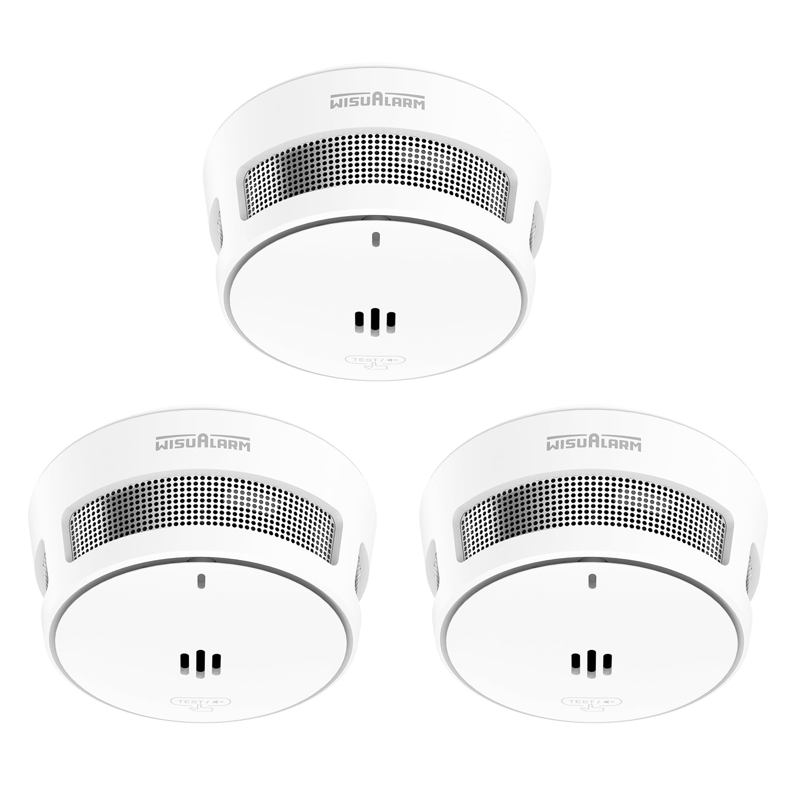 Smoke Alarm, 10 Years Battery, Smoke Alarms for Home, Fire Alarms for ...