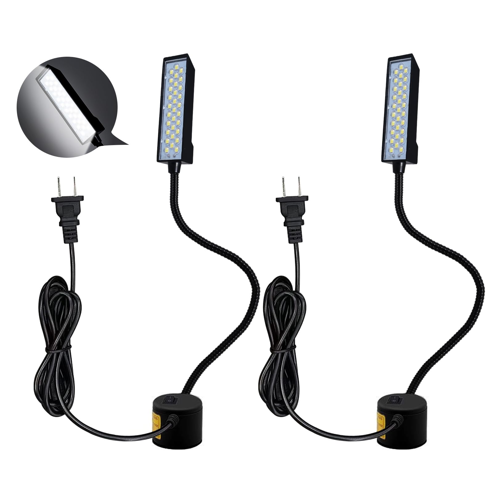 CaalLogt LED Sewing Machine Lamp 30 LEDs Light Working Lighting ...