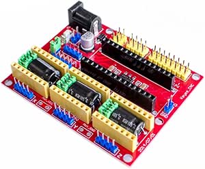 Amazon.com: WWZMDiB CNC Shield V4 Engraving Machine Expansion Board A4988 Driver Expansion Board ...