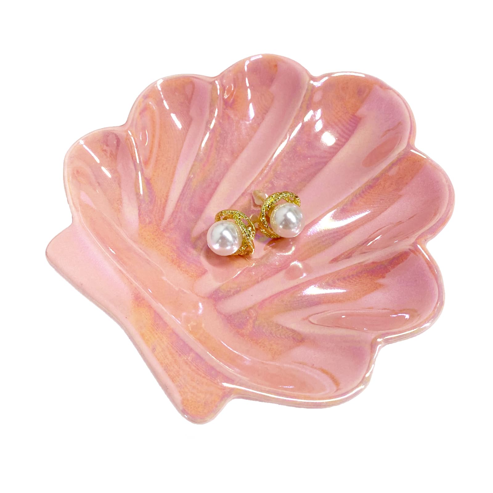 Amazon.com: TIGERMILLION Sea Shell Jewelry Dish, Shell Trinket Dish ...