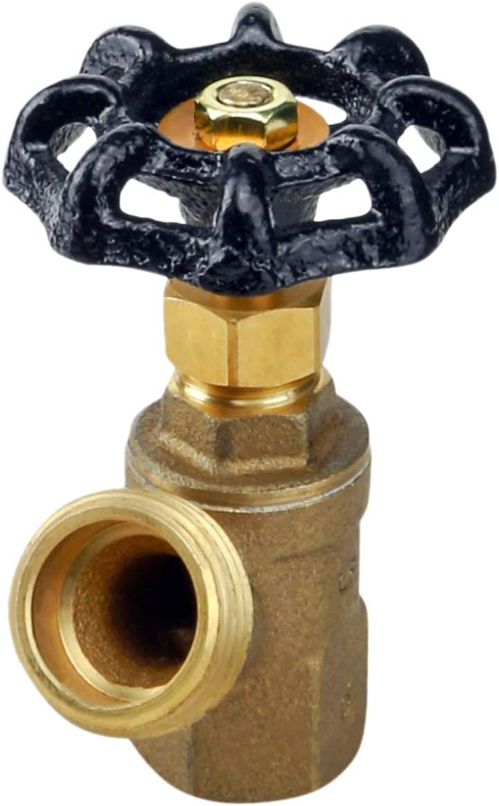 Amazon.com: Litorange 1 PCS Brass 90 Degree Elbow Stop Valve Hose Bibb ...