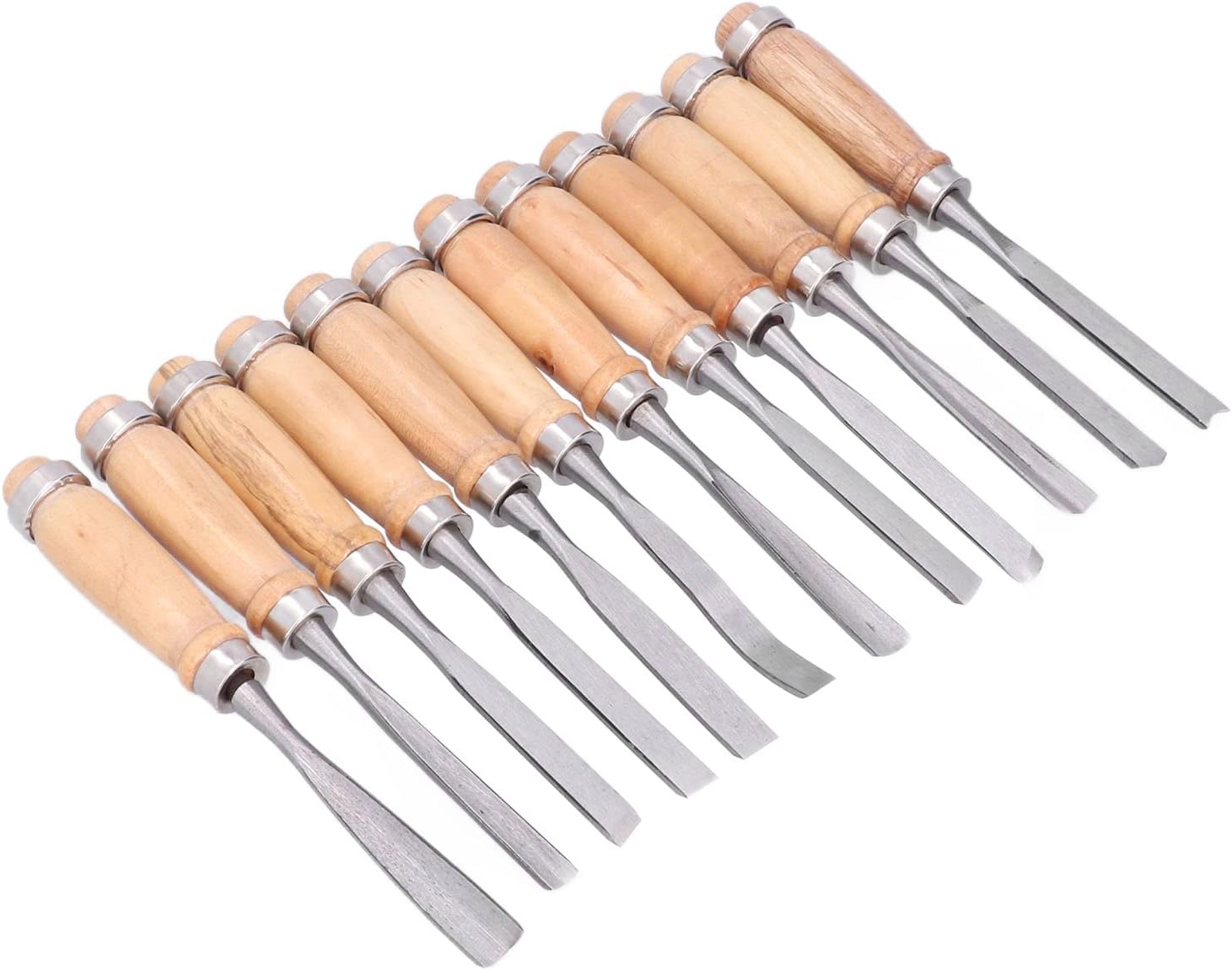 Wood Groove Parting Tools, Cutting Wood Turning Chisel Set for Hardwood ...