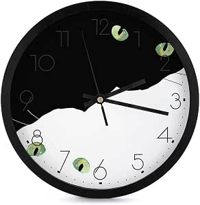 Amazon.com: Sensaku Wall Clock, Wall Clocks Battery Operated Round Non ...