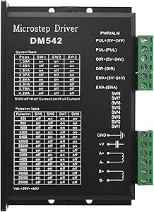Amazon.com: Usongshine DM542 Stepper Motor Controller Leadshine 2-Phase Digital Stepper Motor ...