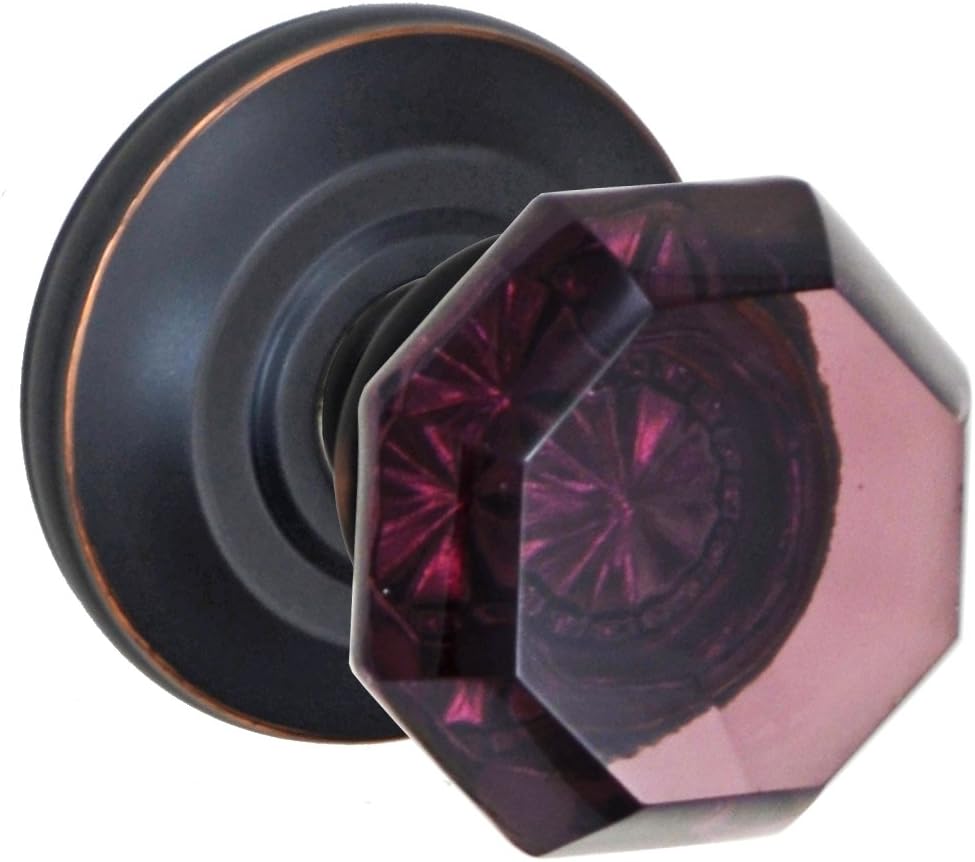 Fusion Hardware D-18-Z2-E-ORB Single Victorian Violet Dummy Knob with ...
