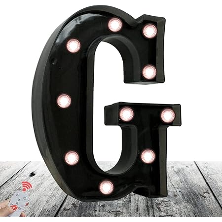 Amazon.com: Light Up Black Alphabet Marquee Letters Sign LED Marquee ...