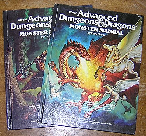 Official Advanced Dungeons & Dragons Monster Manual I and II [2 Volume ...